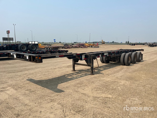 2007 Hyundai 40 ft Tri/A Extendable Skel Trailer | Ritchie Bros ...