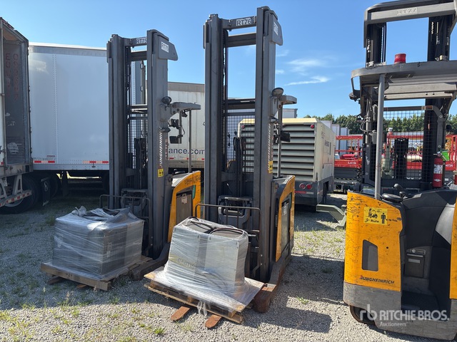 Jungheinrich ETR345 4500 lb Reach Truck | Ritchie Bros. Auctioneers
