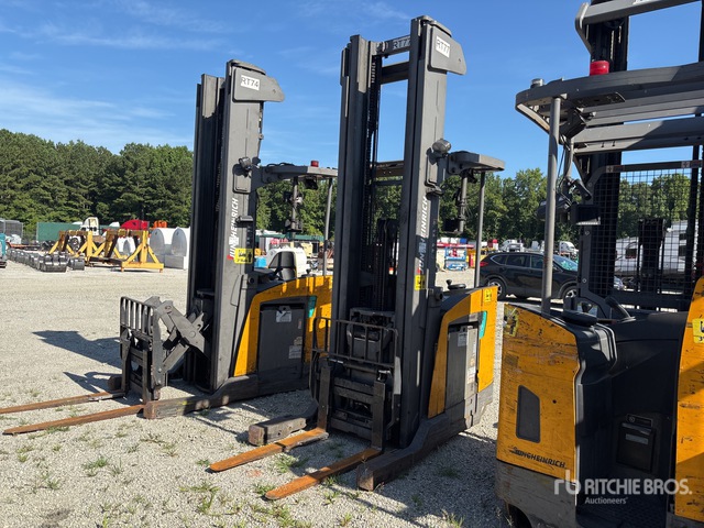 Jungheinrich ETR345 4500 lb Reach Truck | Ritchie Bros. Auctioneers