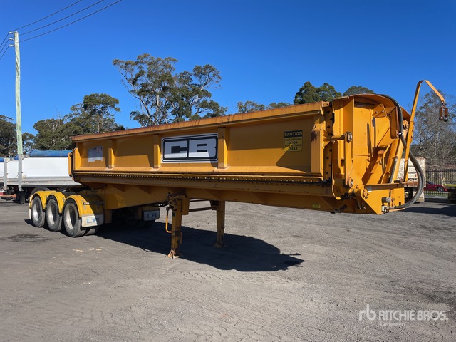 2008 Azmeb 7.5 m Tri/A B-Double Lead Side Dump Trailer | Ritchie Bros ...