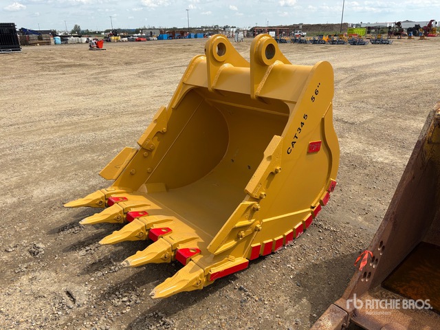 2025 TOFT CAT345 56 in Digging Excavator Bucket - Fits 40 - 50 ton ...
