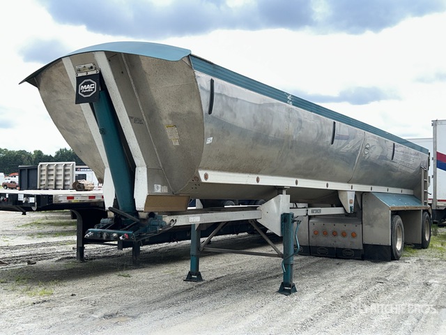 2010 MAC 40 ft T/A Spread Axle Aluminum Quarter Frame End Dump Trailer ...