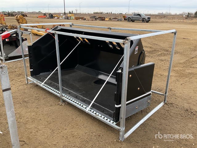 2025 LANDY SWB91 91 in Snow Wing Skid Steer Bucket Skid Steer Bucket ...