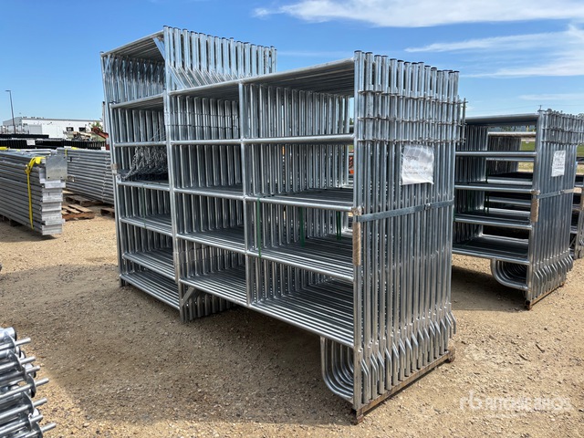 Quantity of (30) 2025 BYT GPNL96 9 ft 6 in Galvanized Ranch Panels with ...