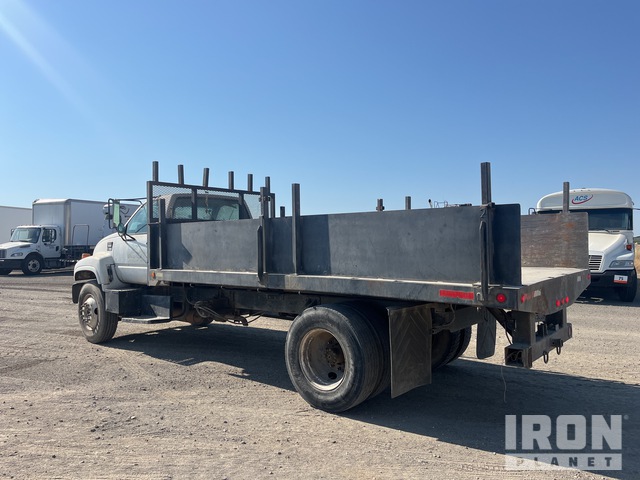 2001 GMC C6500 4x2 Flatbed Dump Truck in Dunnigan, California, United ...