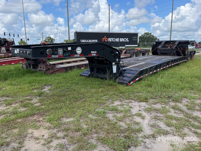 1998 Fontaine 503A 50 ton Tri/A Lowboy Trailer | Ritchie Bros. Auctioneers