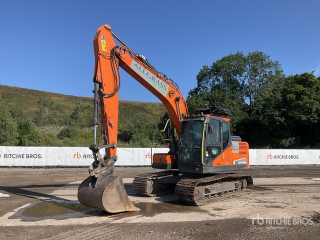 2021 Doosan DX140LC-5 Tracked Excavator | Ritchie Bros. Auctioneers