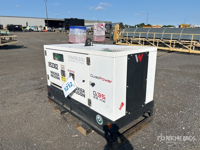 2023 Wacker Neuson G35 28 kW Skid-Mounted Generator Set | Ritchie Bros ...