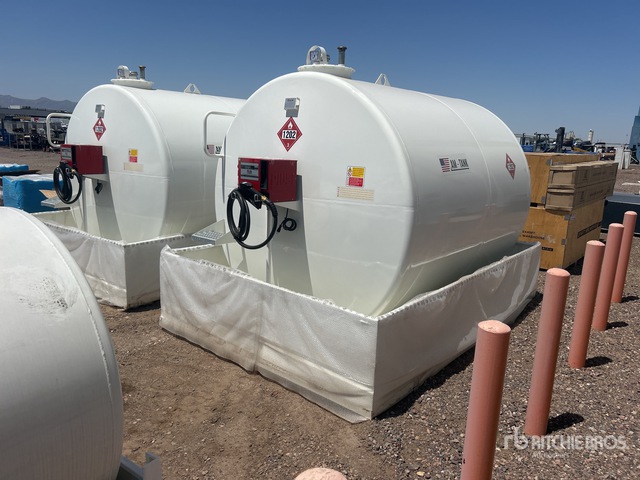 2025 AM Tank 2300N 2376 gal Skid Mounted Steel Diesel Fuel Tank (Unused ...