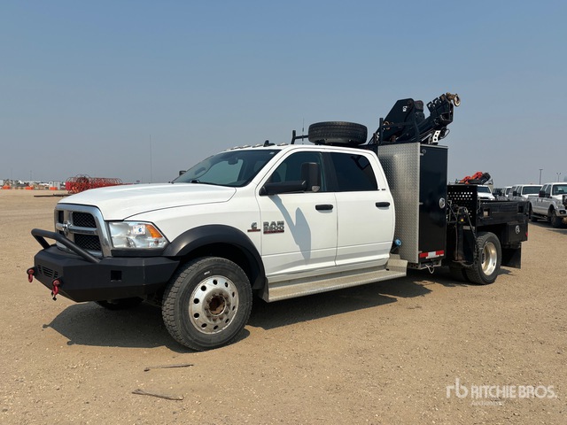 2018 Hiab 077BS-3 on 2018 Ram 5500 4x4 Crew Cab Crane Truck | Ritchie ...