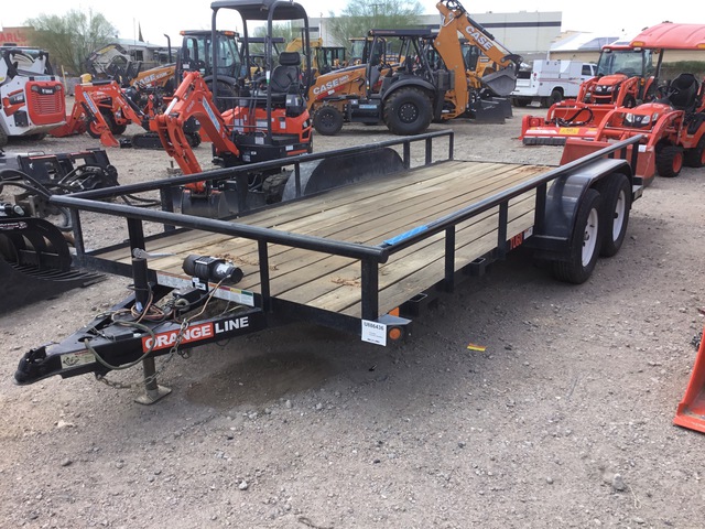 Orange Line TU60-16BK4AR2B 16 ft T/A Utility Trailer, TUCSON, Arizona ...