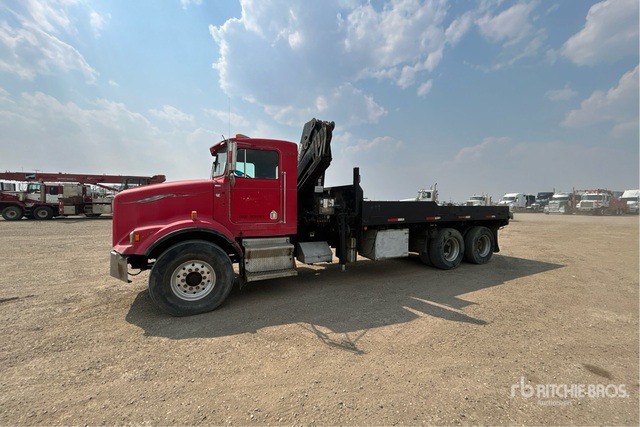 1992 Hiab 160 Knuckle Boom on 1992 Kenworth T400 6x4 Tilt Deck Boom ...