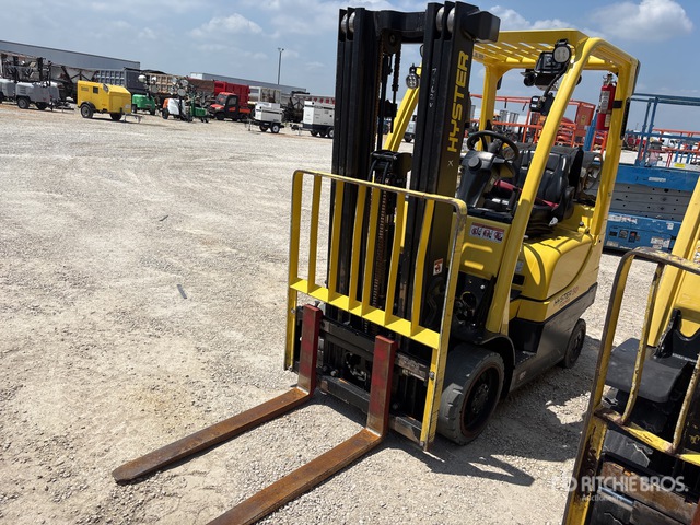 2021 Hyster S50FT 4800 lb Cushion Tire Forklift | Ritchie Bros. Auctioneers