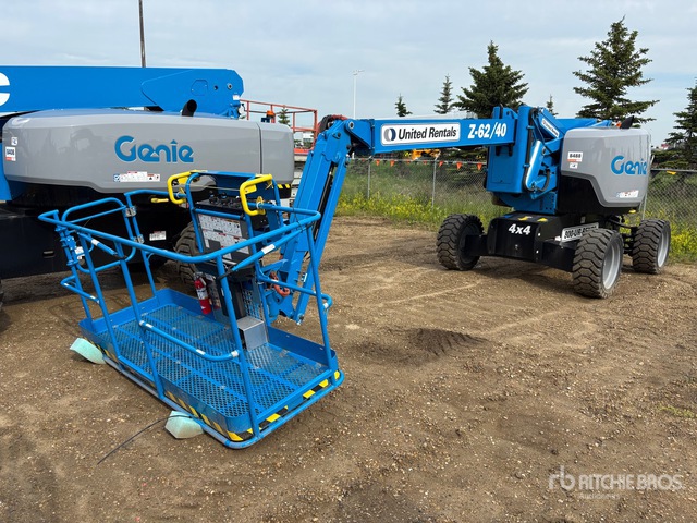 2025 Genie Z-62/40 4WD Diesel Articulating Boom Lift (Unused) | Ritchie ...