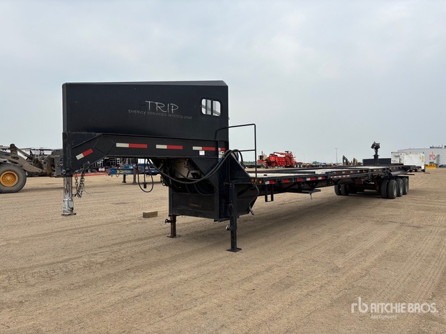 2007 Tarnel 50 ft Tri/A Laydown Pipe Trailer Varios remolque acites ...