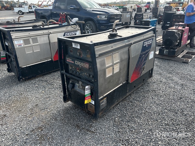 2012 Lincoln DX450 450 A Skid-Mounted Multi-Process Engine Driven ...