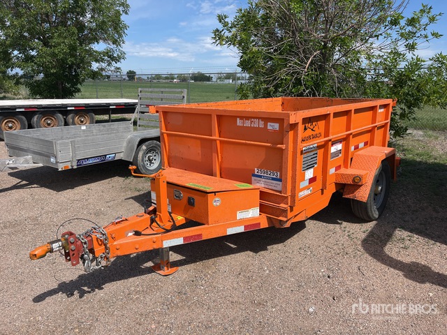2018 Snake River DMP58-5KHD 8 ft S/A Dump Utility Trailer | Ritchie Bros. Auctioneers