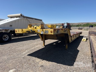 1990 Trail King TK70HTP-442 42 ton 44 ft T/A Hydraulic Tail Trailer in ...