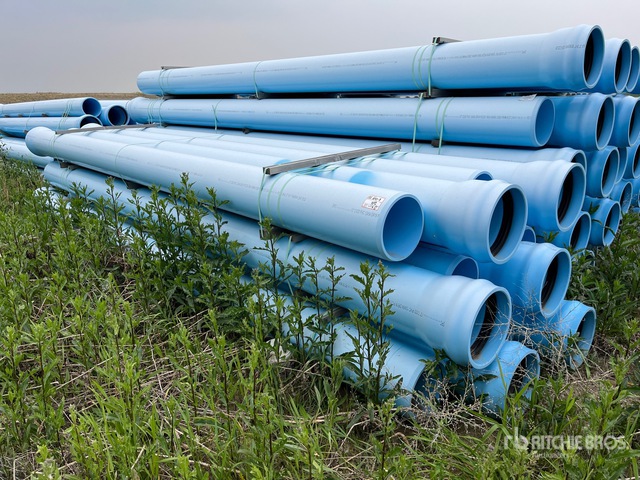 Quantity of (12) DR18 12 in PVC Pipe (Unused) | Ritchie Bros. Auctioneers