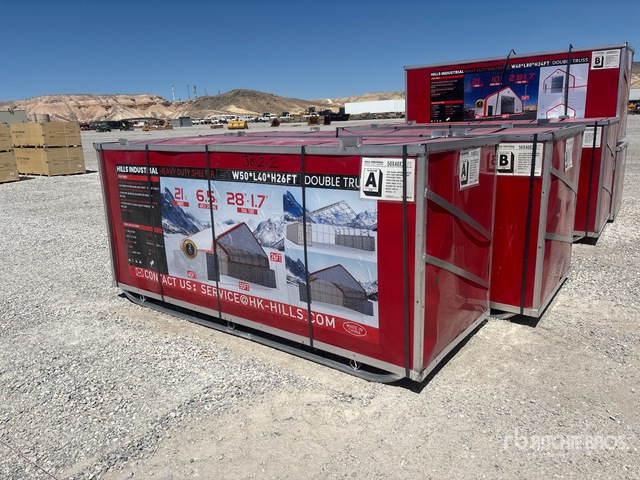 2025 HIlls Industrial 504026 40 ft x 50 ft x 26 ft Storage Building ...