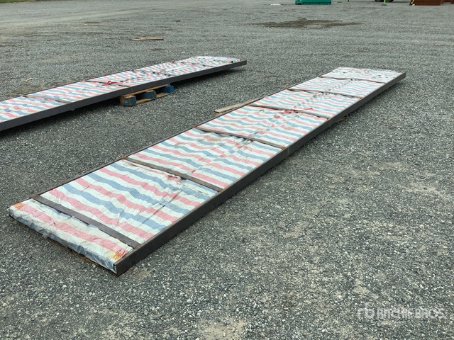 Quantity of (100) Sheets 20 ft x 3 ft 6 in Galvalume Steel Roofing ...
