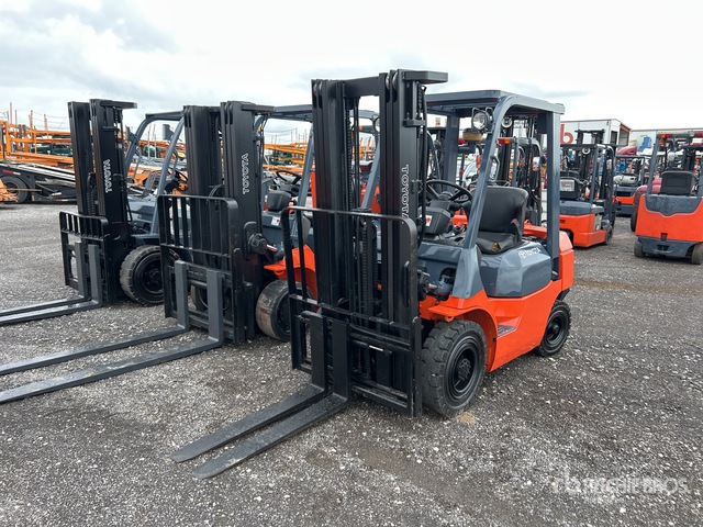 2002 Toyota 7FGU25 3750 lb Pneumatic Tire Chariot Élévateur | Ritchie ...