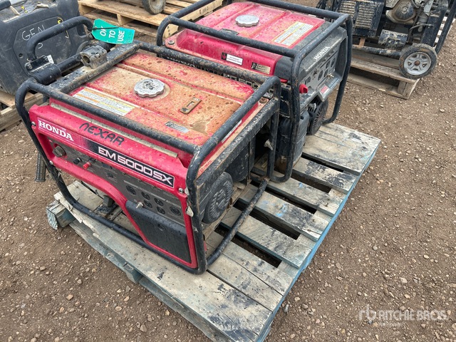 Quantity of (2) Honda Portable Generator Set | Ritchie Bros. Auctioneers