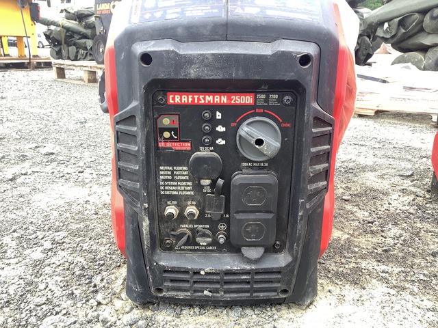 Surplus (2) Craftsman 2500-Watt Gasoline Portable Inverter Generators ...