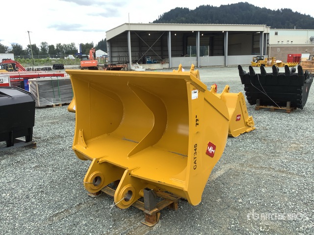 2025 Hongwing CAT345-72CLB 72 in Cleanup Excavator Bucket - Fits Cat ...