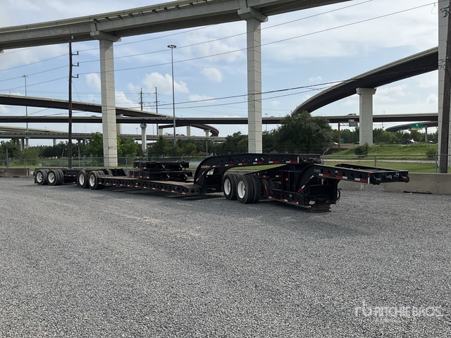 1993 Cozad 75 ton 2x2x2 24 ft Extendable Double Drop Removable ...