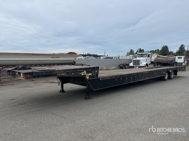 2005 Trail-Eze TE70HT 40 ton 48 ft T/A Remolque con Rampa Abatible ...