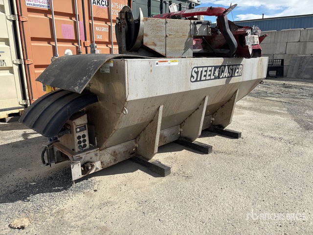 Fisher Steel Caster 9 ft 3 cyd Electric Salt Spreader | Ritchie Bros ...