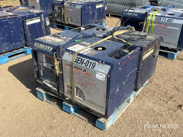 Quantity of (2) Kubota GL7000 6.5 kW Portable Generator Set (Inoperable ...