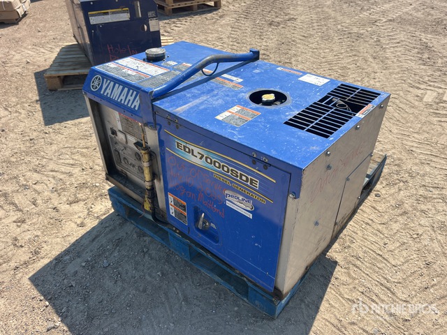 Yamaha EDL7000SDE 6500 kVA Portable Generator Set (Inoperable ...