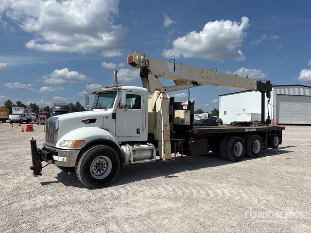 National 800D 23 ton Straight Boom on 2006 Peterbilt 335 8x4 Boom Truck ...