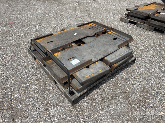 QT-F-BLANK 45 in Skid Steer Attachment Mounting Plate (Unused ...