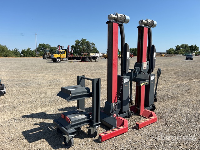 Quantity of (2) Snap-On 9 ton Portable Electric Addition cart Vehicle ...