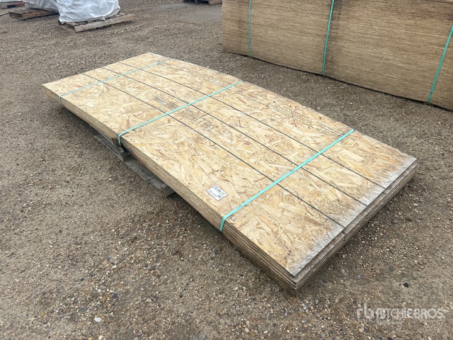 Quantity of (8) OSB Board 4 ft x 10 ft 1/2 in Lumber | Ritchie Bros ...