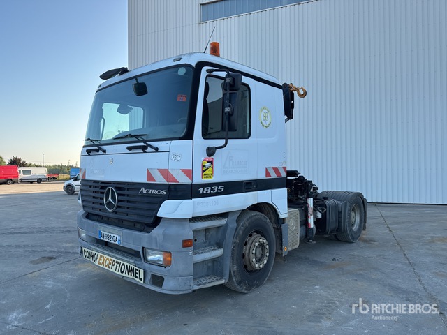 1997 Hiab 140A 6000 kg on 1999 Mercedes-Benz Actros 1835 4x2 Tracteur ...