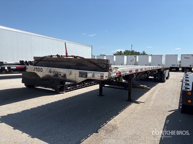 2016 Transcraft Eagle II 48 ft T/A Spread Axle Flatbed Trailer ...