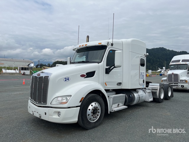 2017 Peterbilt 375 6x4 T/A Sleeper Truck Tractor | Ritchie Bros ...