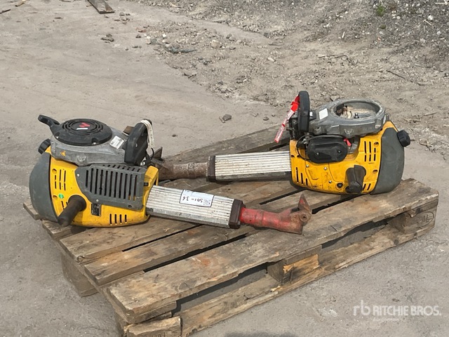Quantity of (2) Wacker Neuson Petrol Engine Driven Demolition Breaker ...