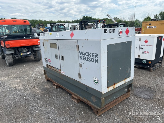 2018 Wacker Neuson G70 58 kW Skid-Mounted Generator Set | Ritchie Bros ...