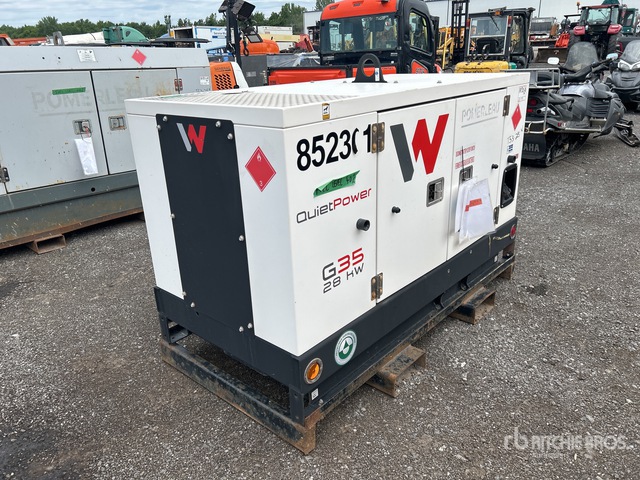 2023 Wacker Neuson G35 28 kW Skid-Mounted Groupe électrogène | Ritchie ...