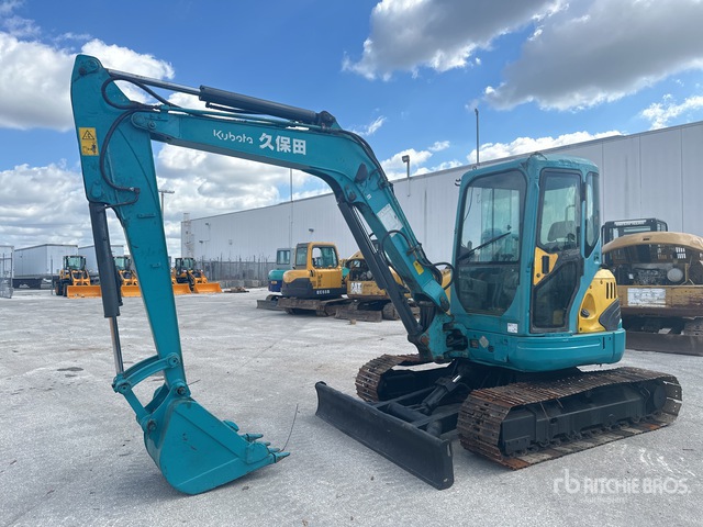 2015 Kubota U50-3S Mini Excavator (For Export Only) | Ritchie Bros ...
