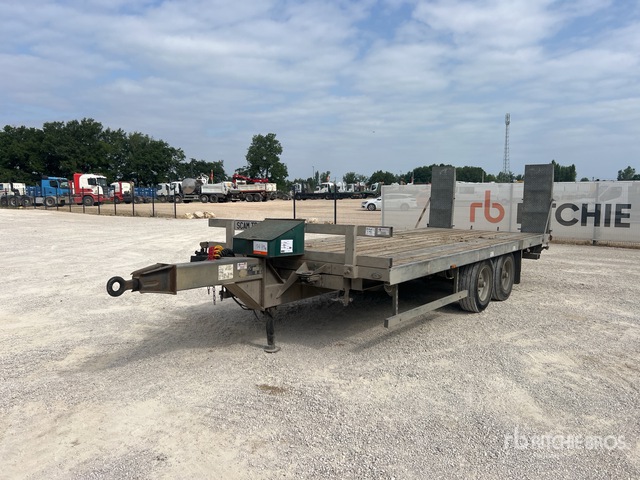 2007 ECIM T/A Remorque Porte-Engins Lowboy Trailer | Ritchie Bros ...