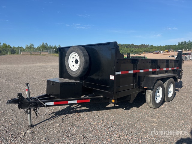 2010 Quality 12 ft T/A Tipping Utility Trailer | Ritchie Bros. Auctioneers