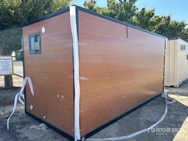 Simple Space 16 ft 7 in x 7 ft 4 in x 8 ft Wood Grain Mini ADU Divers ...