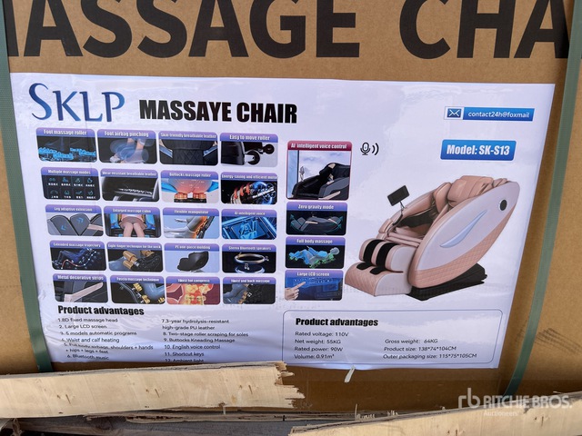 2025 SKLP SK-S13 Massage chair (Unused) | Ritchie Bros. Auctioneers