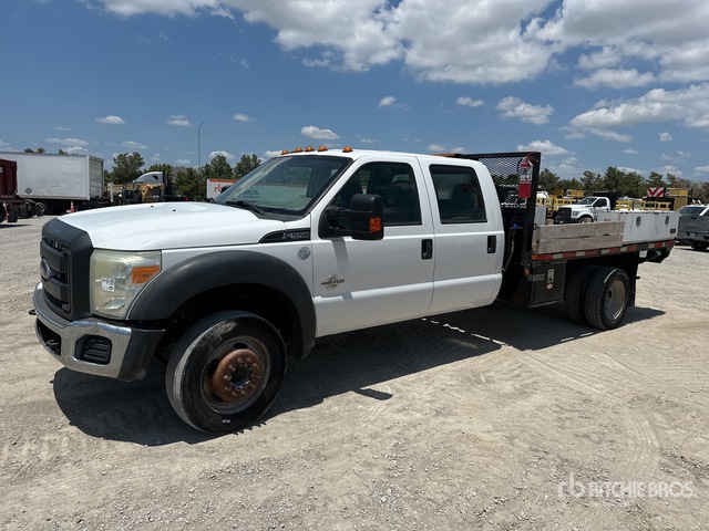 2014 Ford F-550 4x2 Crew Cab Flatbed Truck | Ritchie Bros. Auctioneers